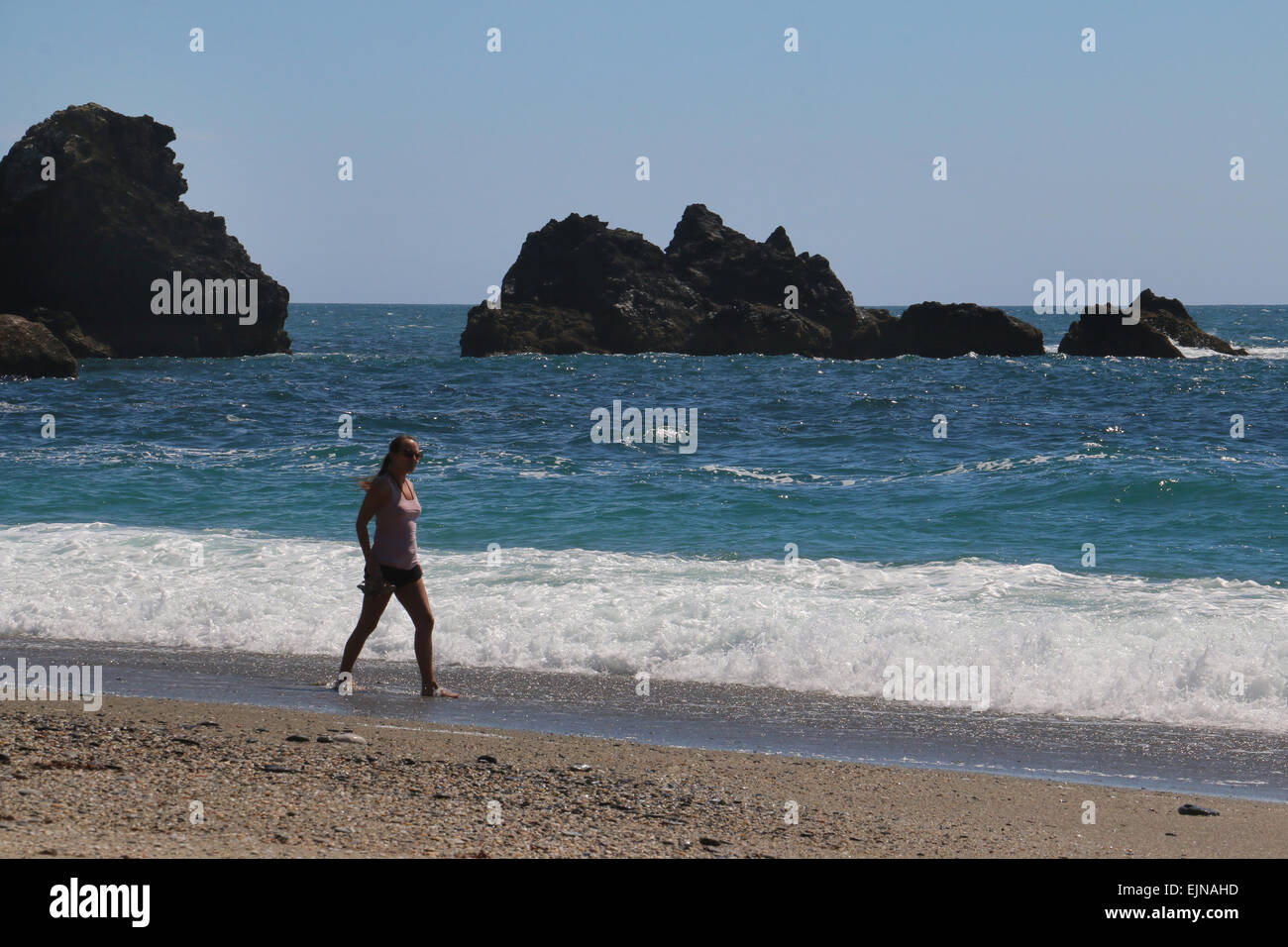Monroe beach walk hi-res stock photography and images - Alamy