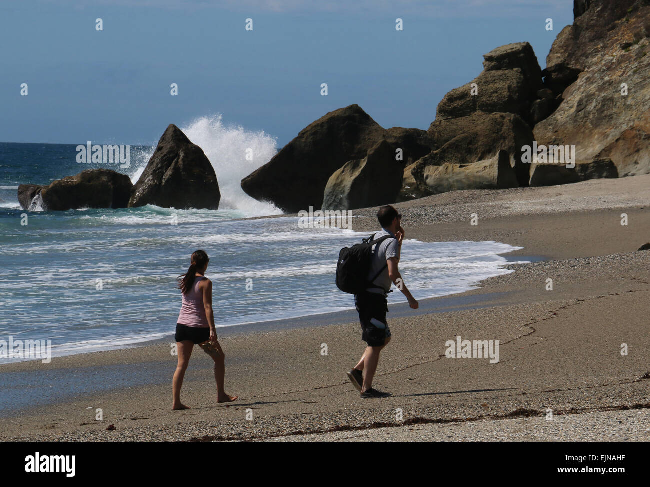 Monroe beach walk hi-res stock photography and images - Alamy