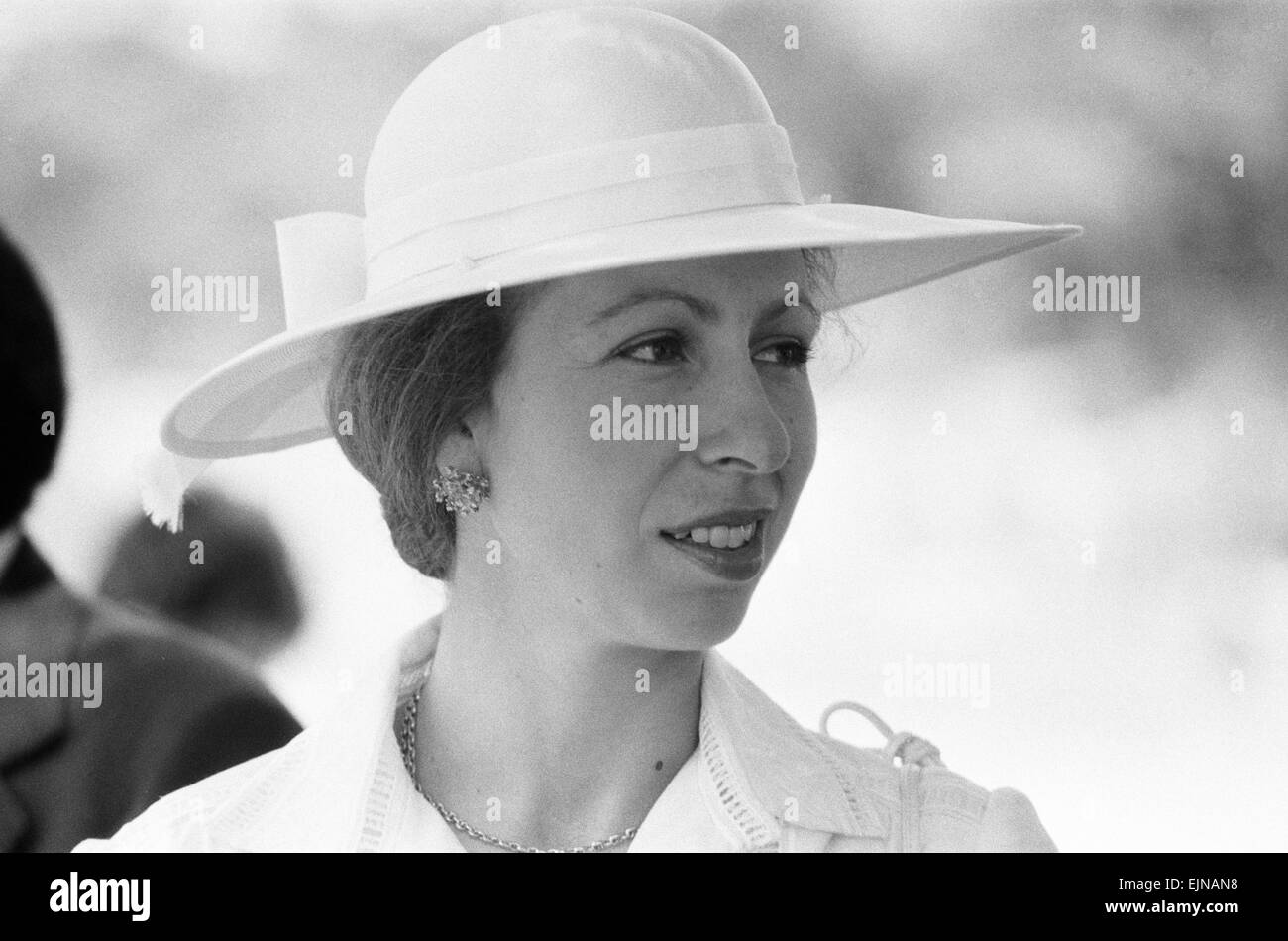 Princess Anne, pictured during her visit to Zimbabwe. October 1982 ...