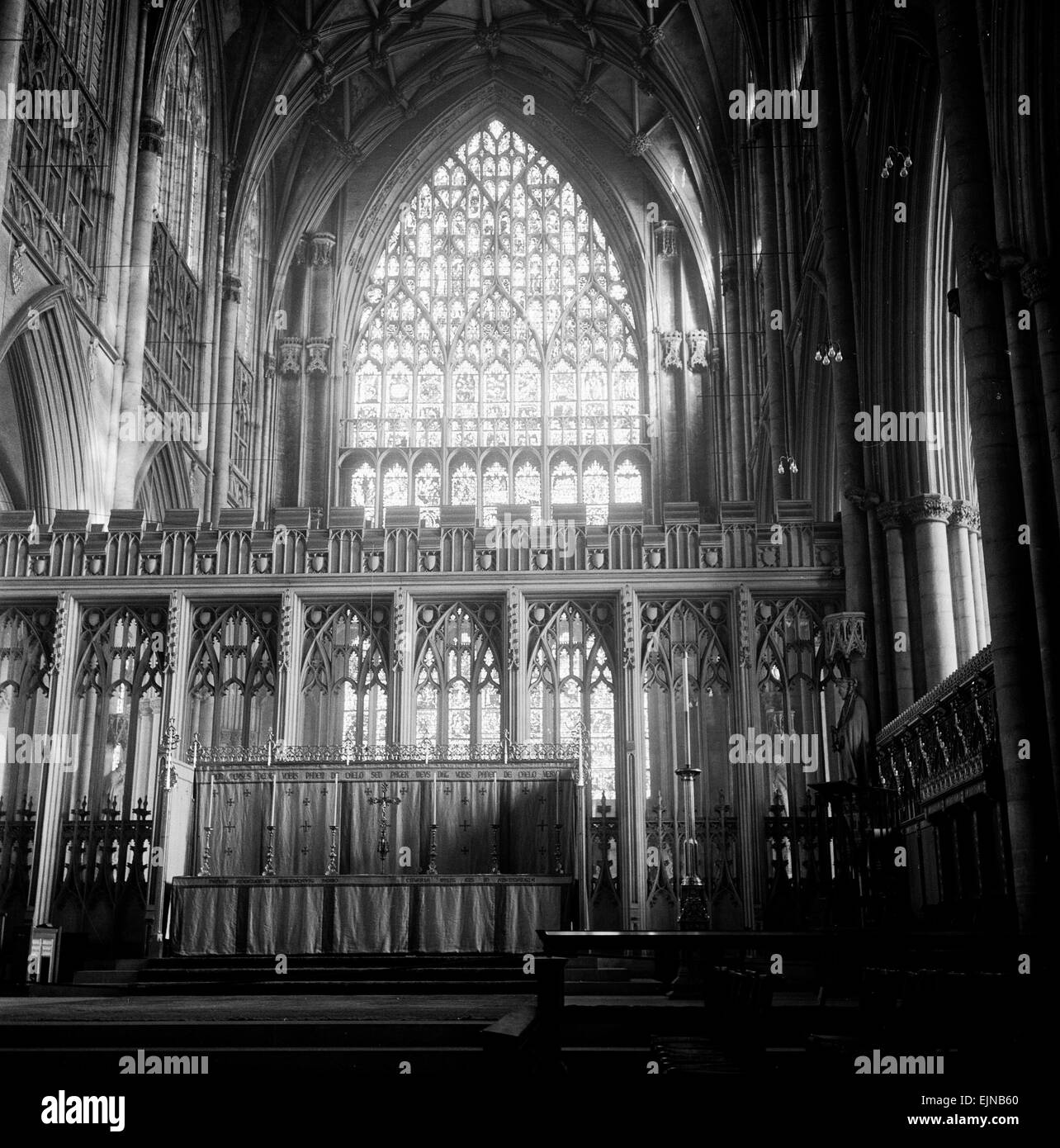 1960s church interior Black and White Stock Photos & Images - Alamy