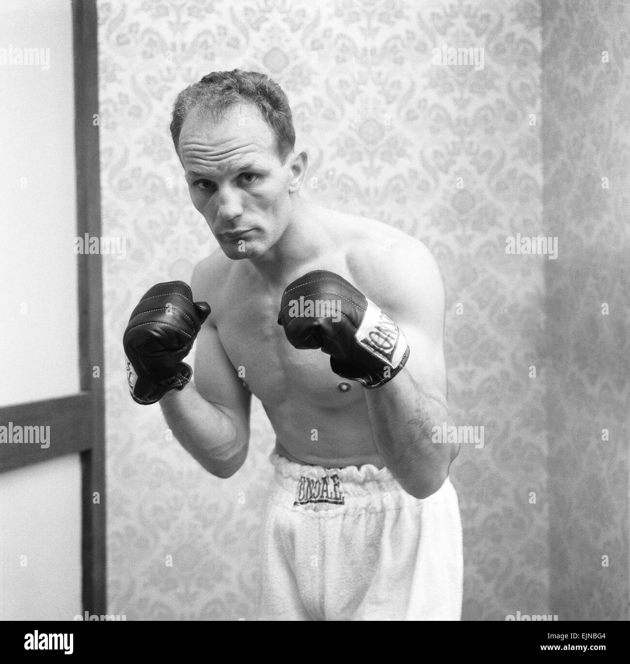 Henry Cooper seen here in training at Bellingham for his fight against ...