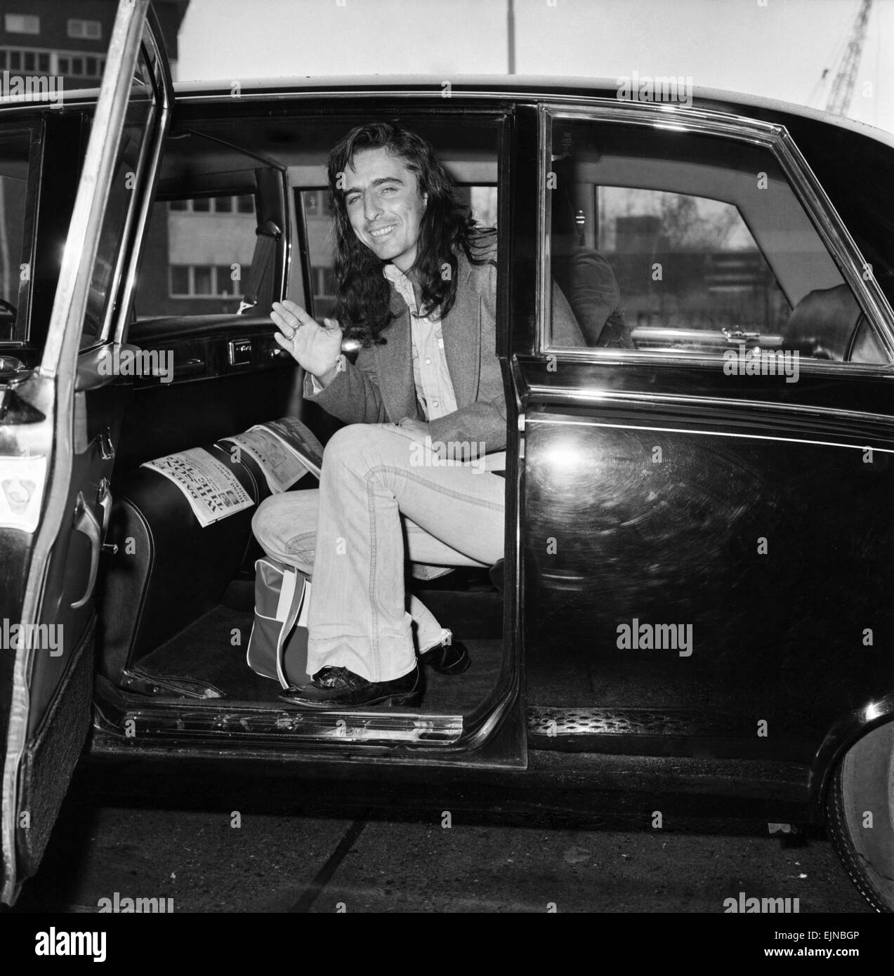 American rock singer Alice Cooper arrives in London ahead of his tour ...