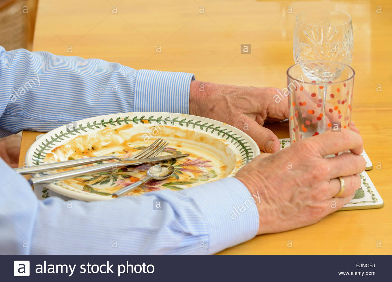 Man Sitting Knife And Fork Stock Photos & Man Sitting Knife And Fork ...