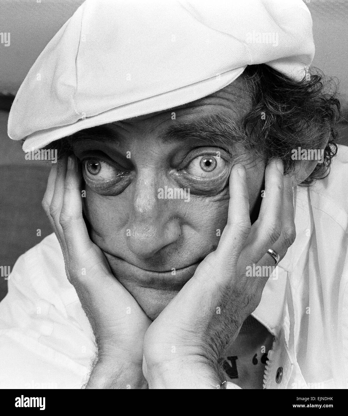 Zany comedian Marty Feldman seen here posing for the Daily Mirror 29th ...