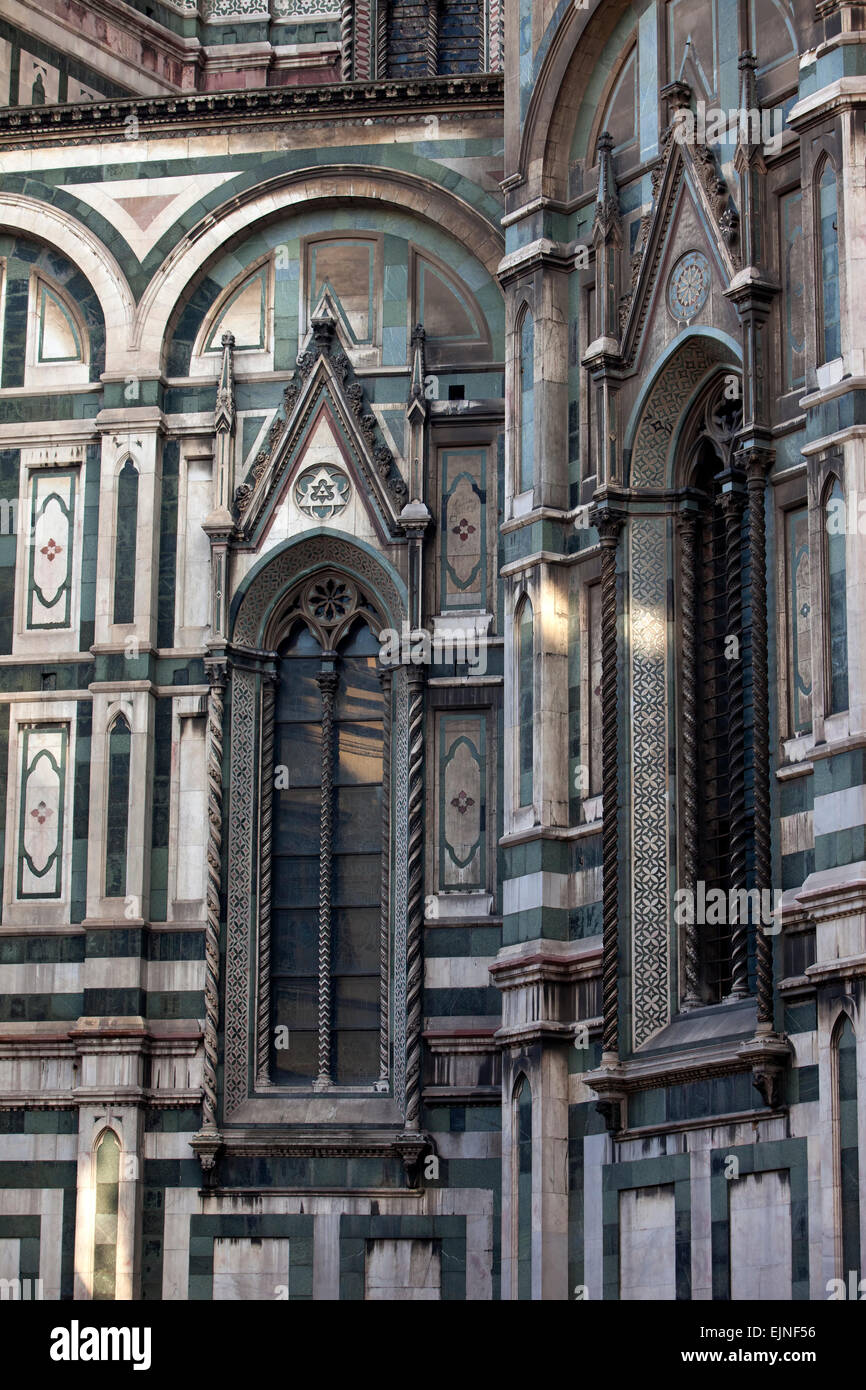 Florence, Italy basilica cathedral wall decorative window Stock Photo ...