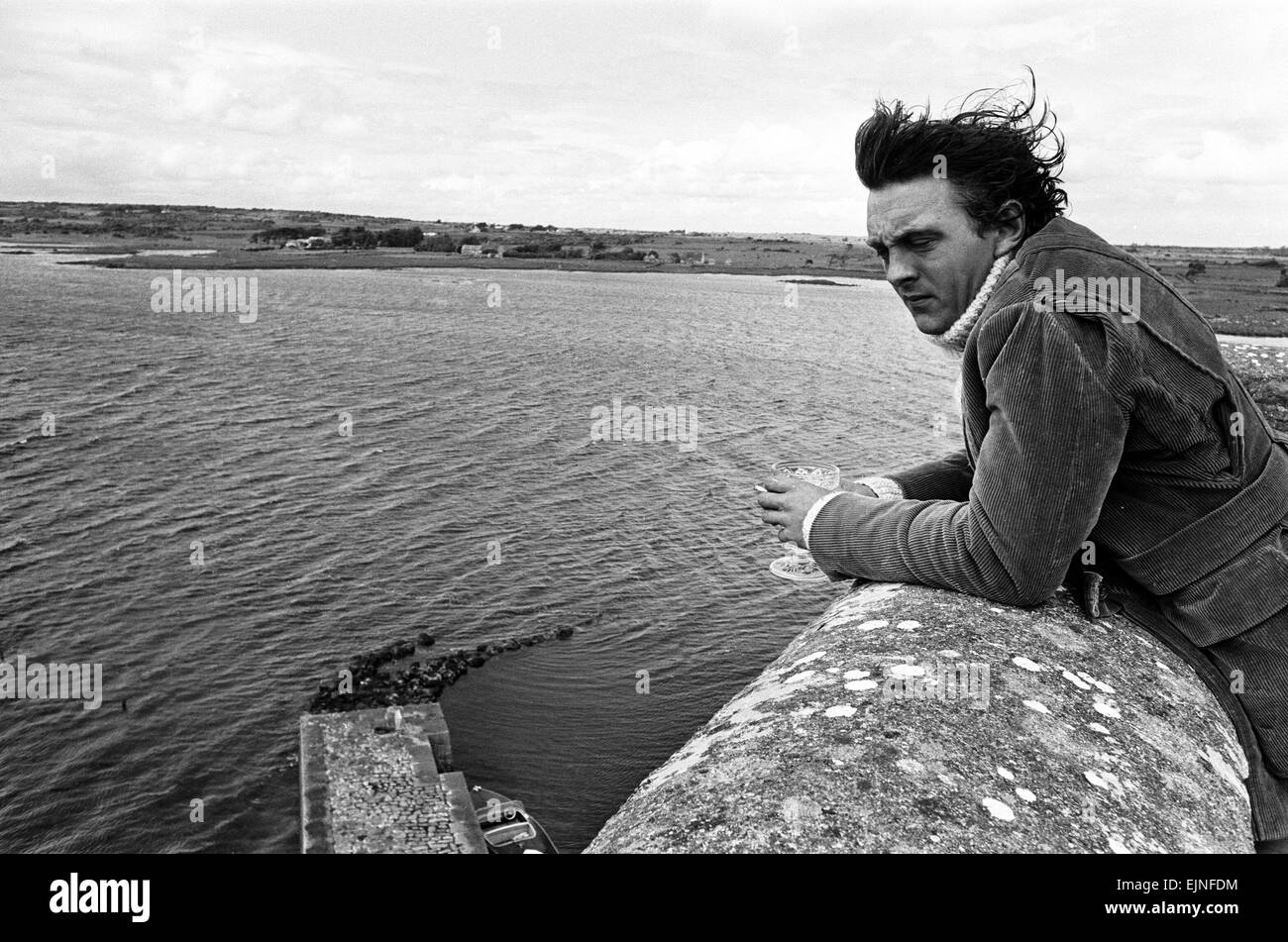 British Actor David Hemmings, pictured at Oranmore Castle, which is ...