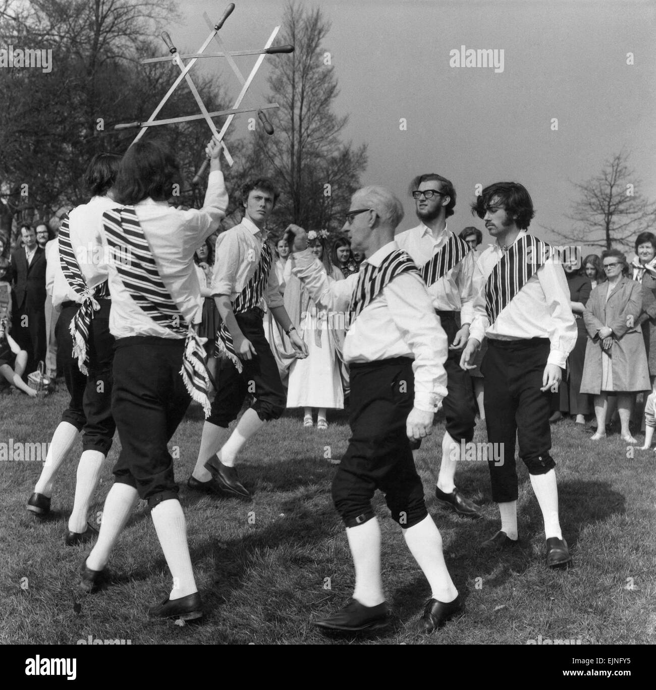 Morris dancing festival Black and White Stock Photos & Images - Alamy