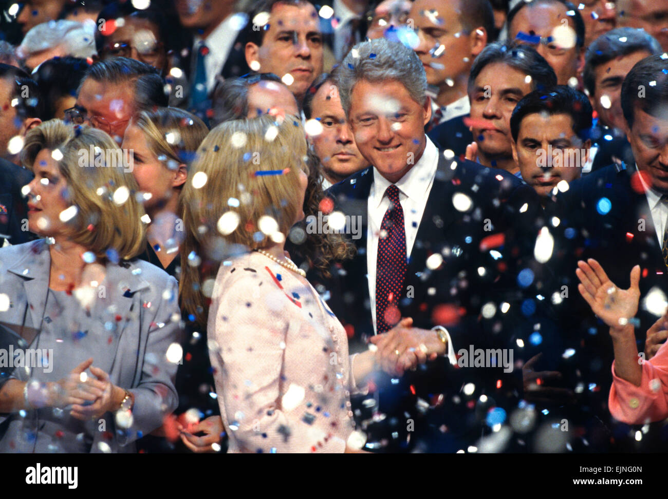 Hillary clinton 1996 convention hi-res stock photography and images - Alamy