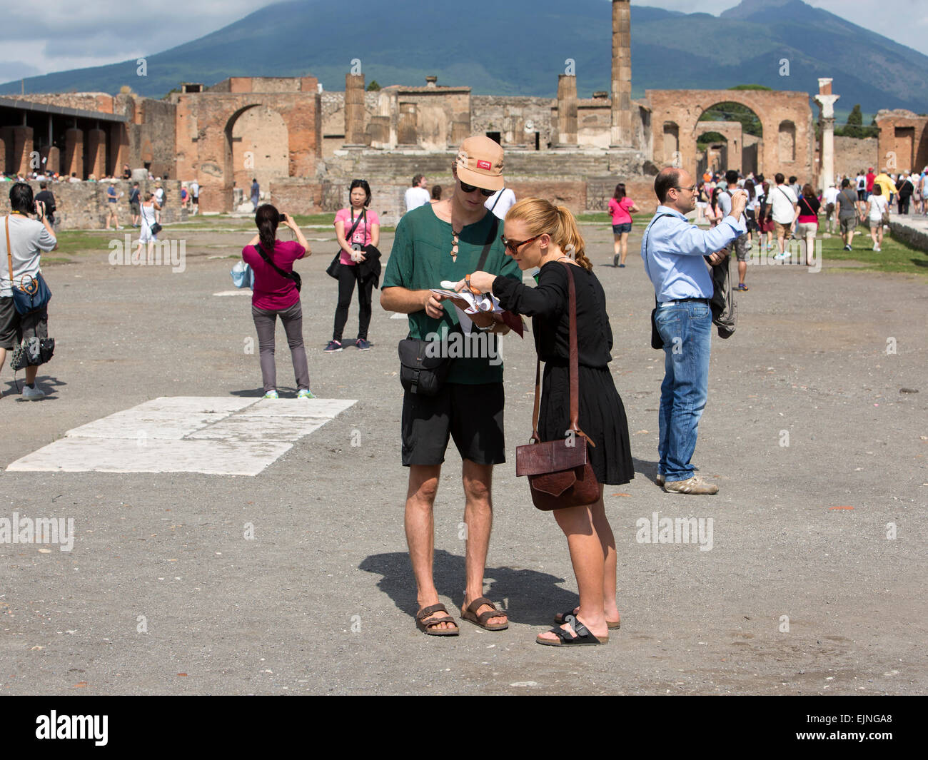 Mount vesuvius eruption map hi-res stock photography and images - Alamy