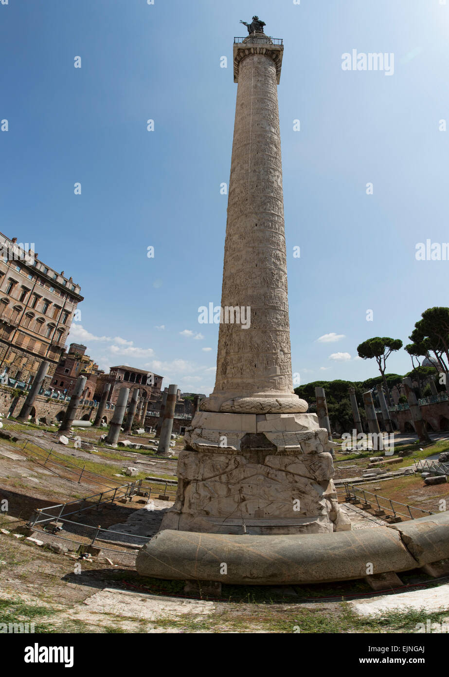 Rome, Italy Colonna Traiana Stock Photo - Alamy