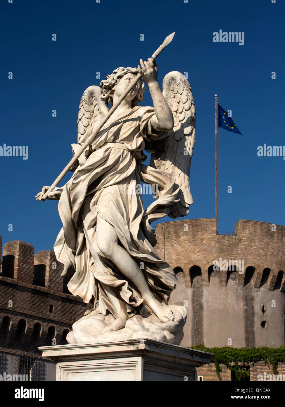 Rome, Italy Bridge of Angels Castel Sant Angelo Stock Photo - Alamy