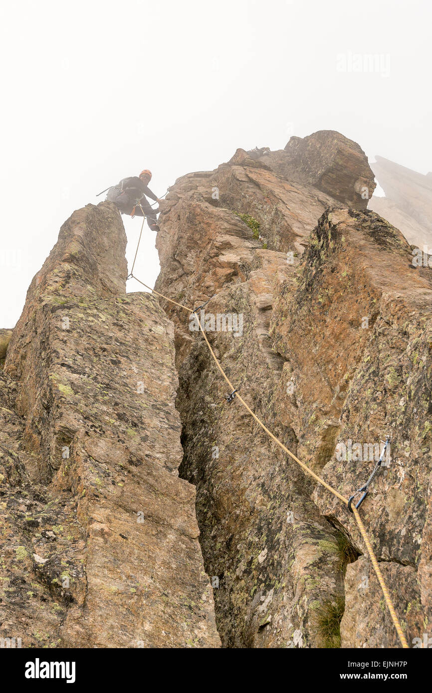 Climbing mountain france hi-res stock photography and images - Alamy