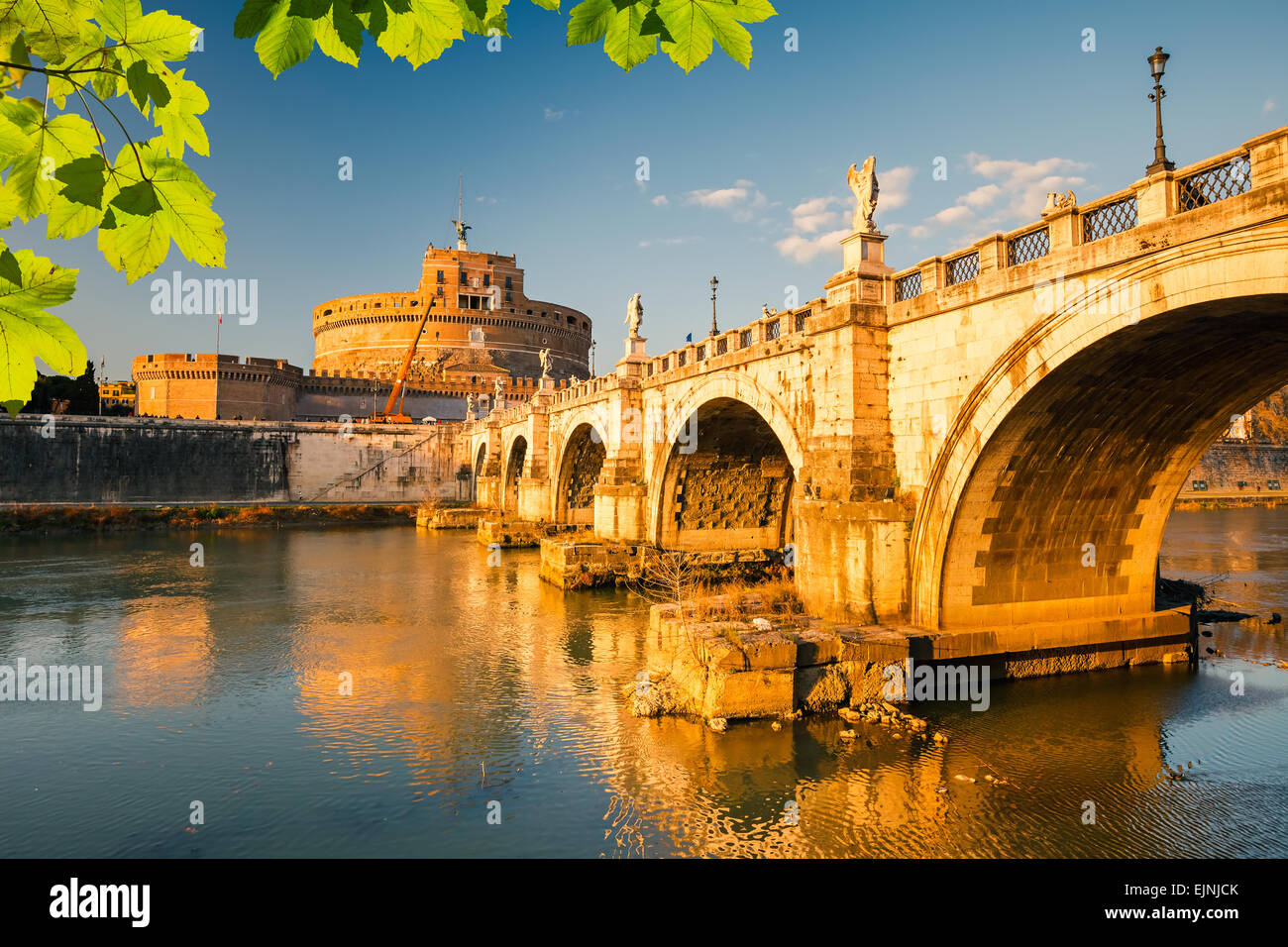 Sant'Angelo fortress, Rome Stock Photo - Alamy