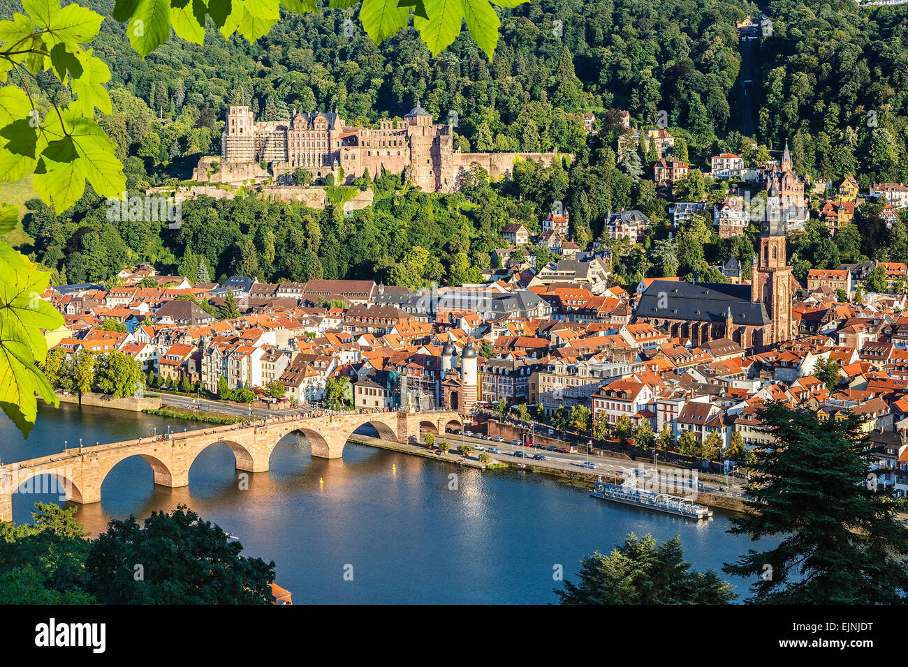 Heidelberg castle aerial hi-res stock photography and images - Alamy