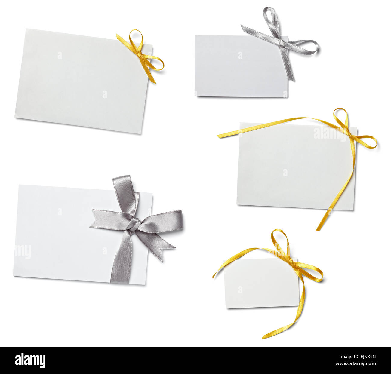invitation note bow ribbon Stock Photo - Alamy