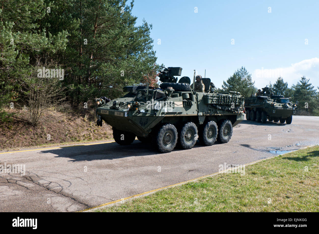 Stryker armored vehicle hi-res stock photography and images - Alamy
