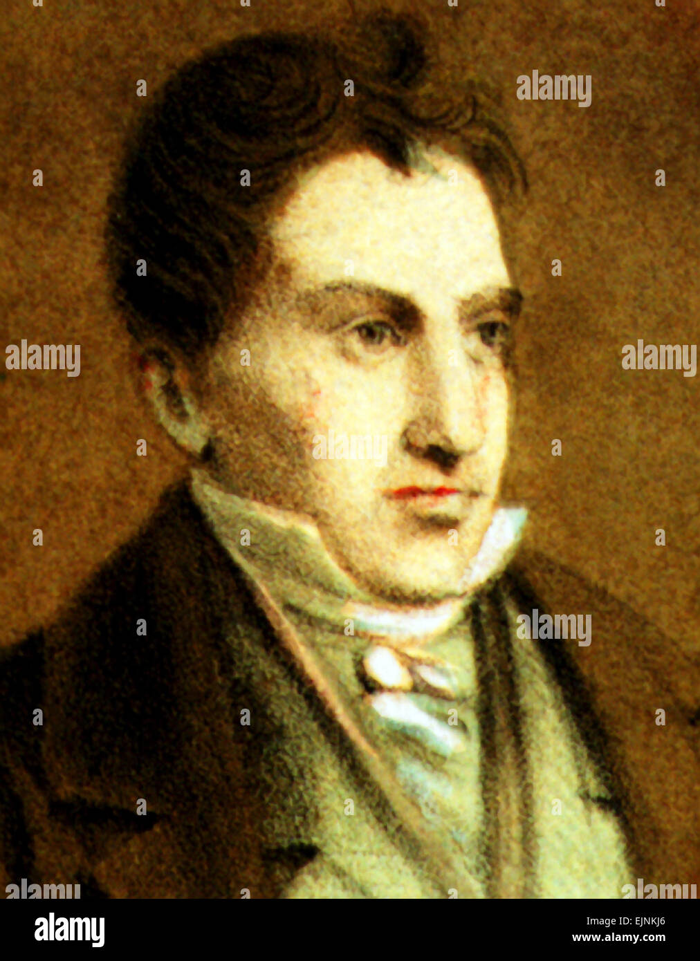 Vintage portrait of Lafayette Stock Photo - Alamy