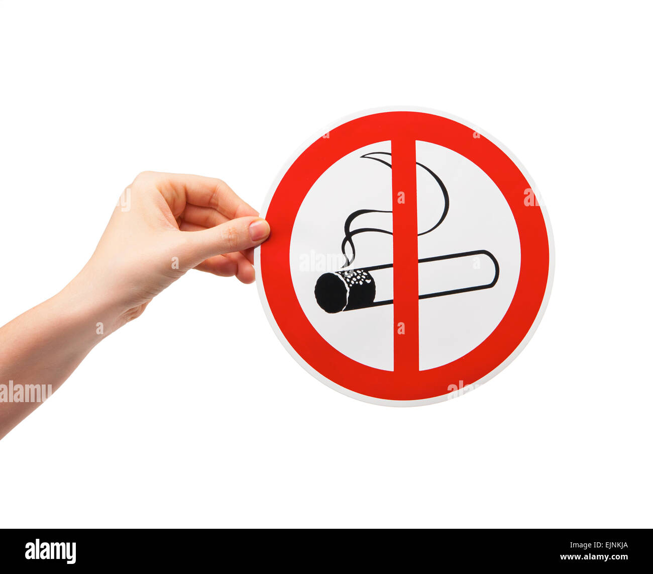 Prohibition hand sign in Cut Out Stock Images & Pictures - Alamy