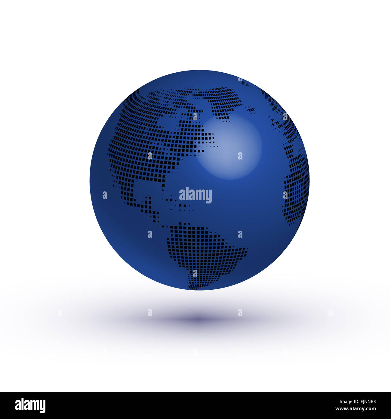 Vector earth icon Stock Photo - Alamy