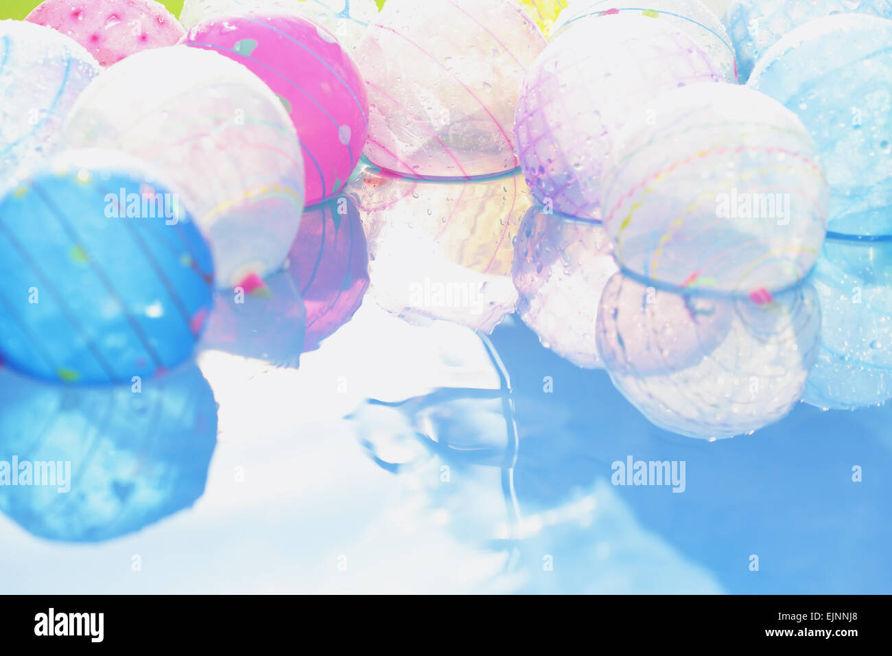 Water Yo-Yo balloons Stock Photo - Alamy