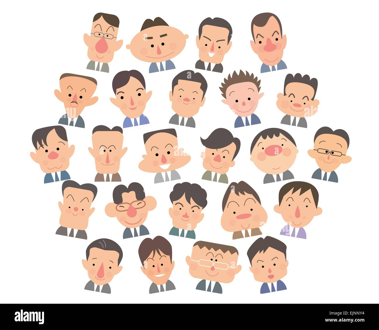 Multiple faces hi-res stock photography and images - Alamy