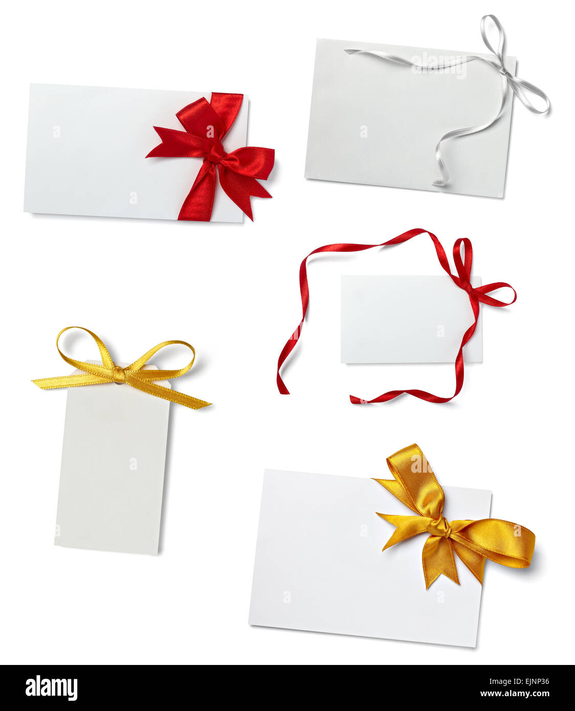 invitation note bow ribbon Stock Photo - Alamy