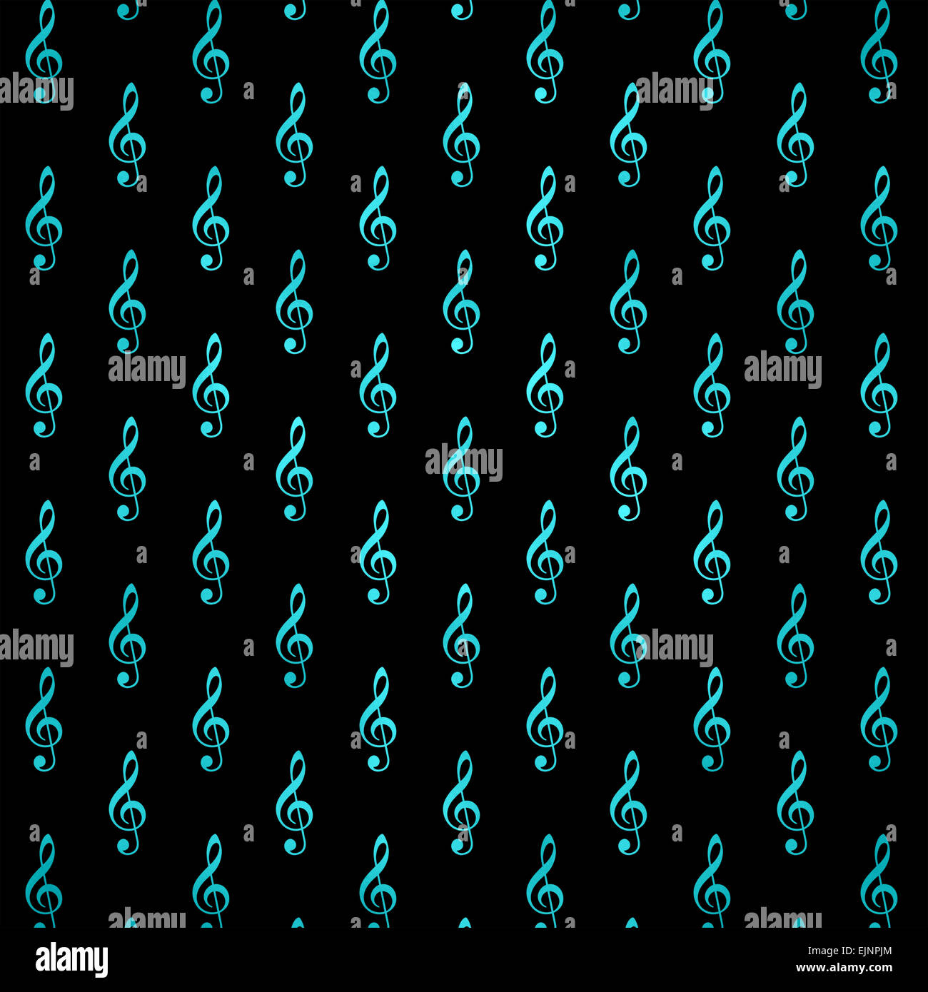 Teal Aqual Turquoise Blue Clef Note Musical Symbol Music Notation ...