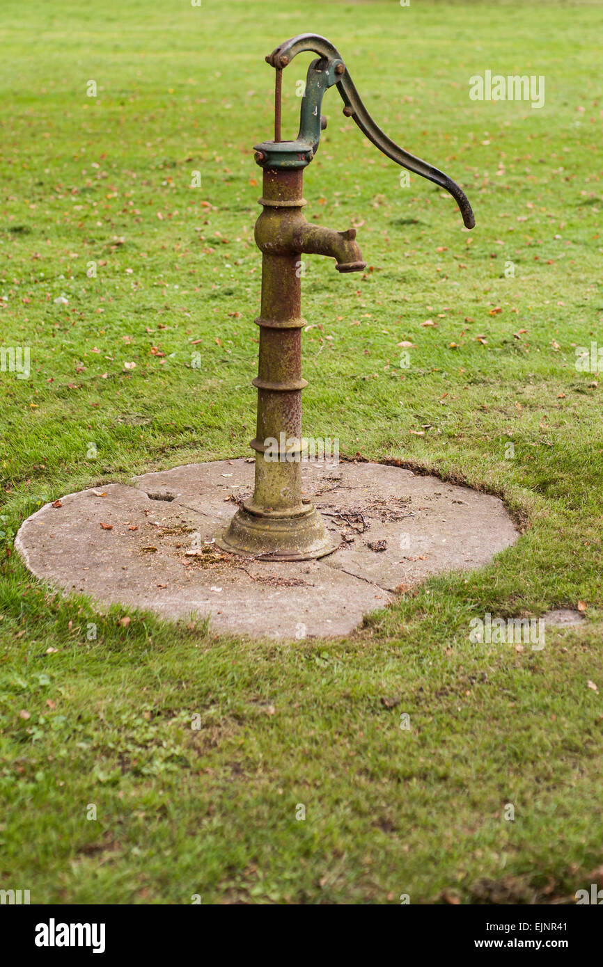 Old water pump on village hi-res stock photography and images - Alamy