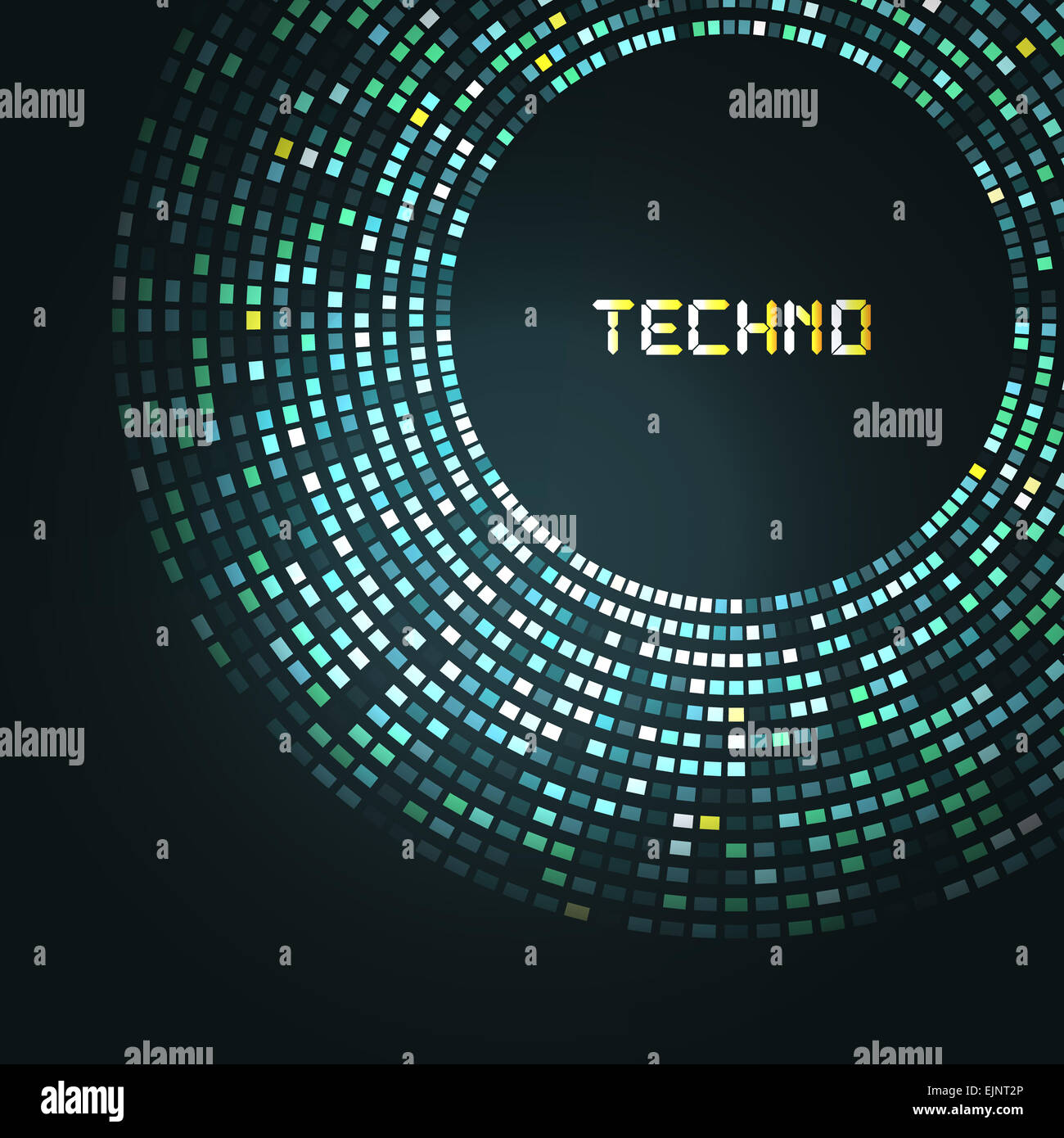 Blue technology round for your logo template. Can be used for business ...