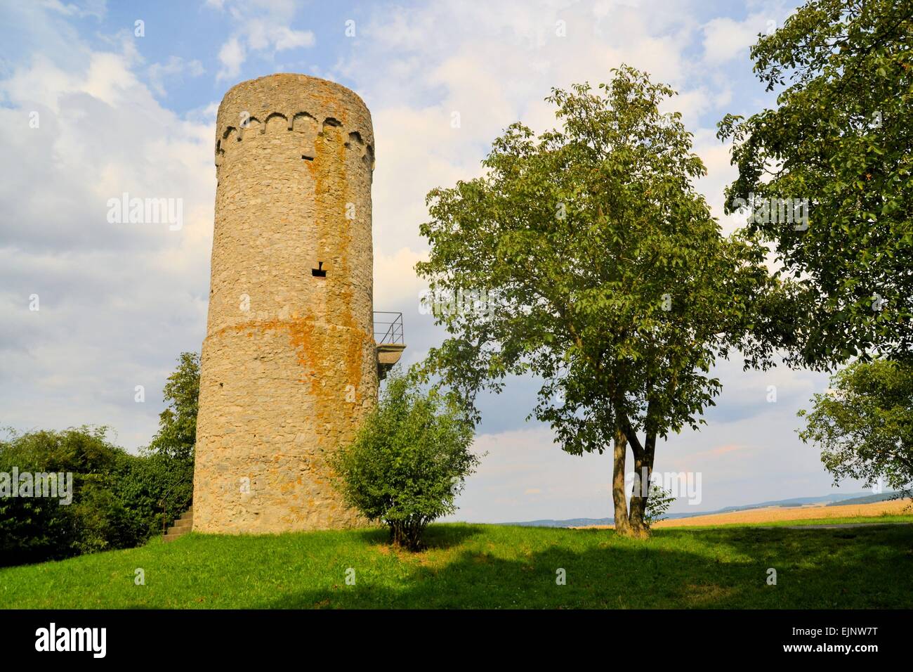 Medieval watchtower Sulesturm, Bavaria, Germany Stock Photo - Alamy