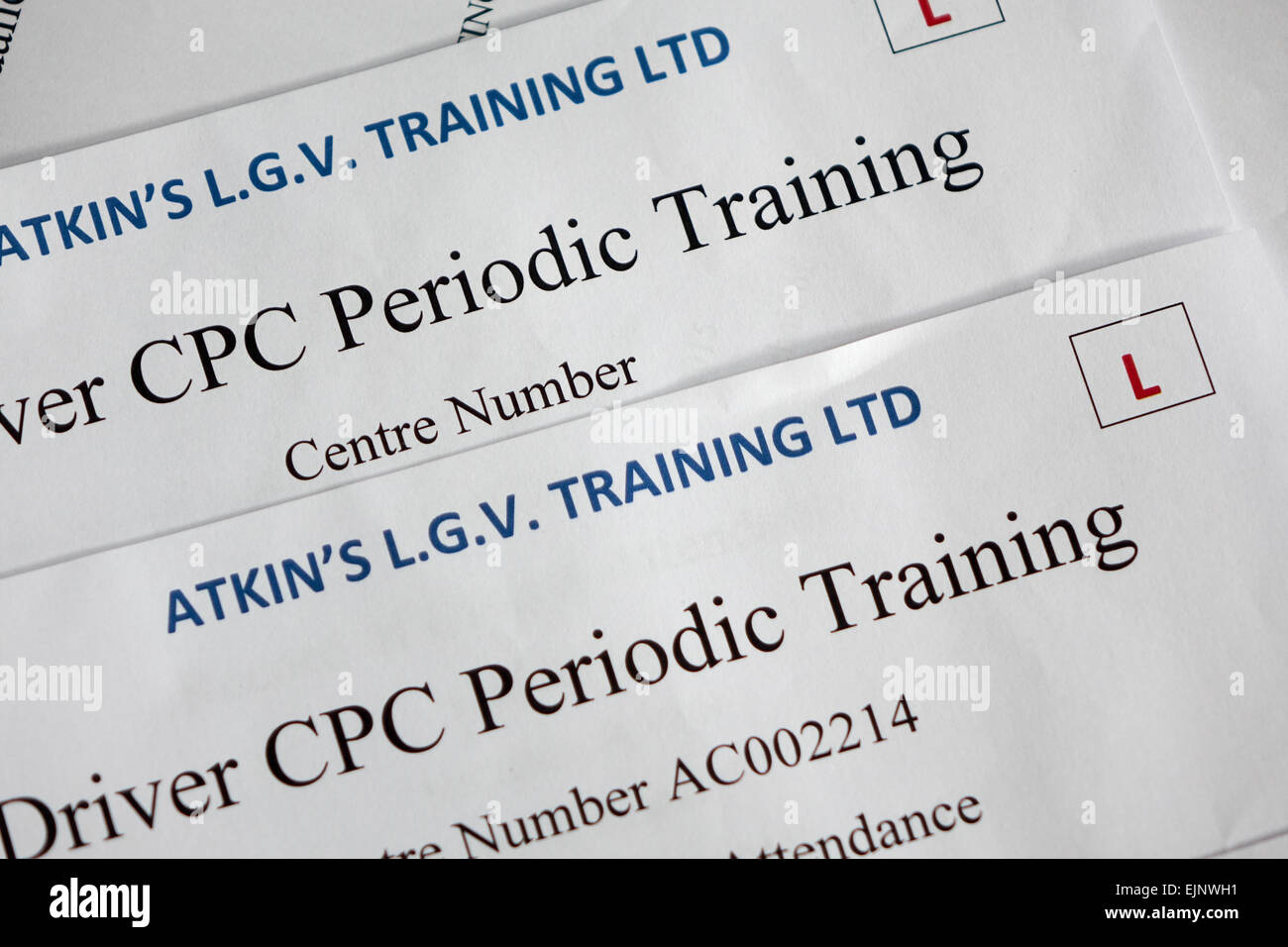 Driver cpc training hi-res stock photography and images - Alamy