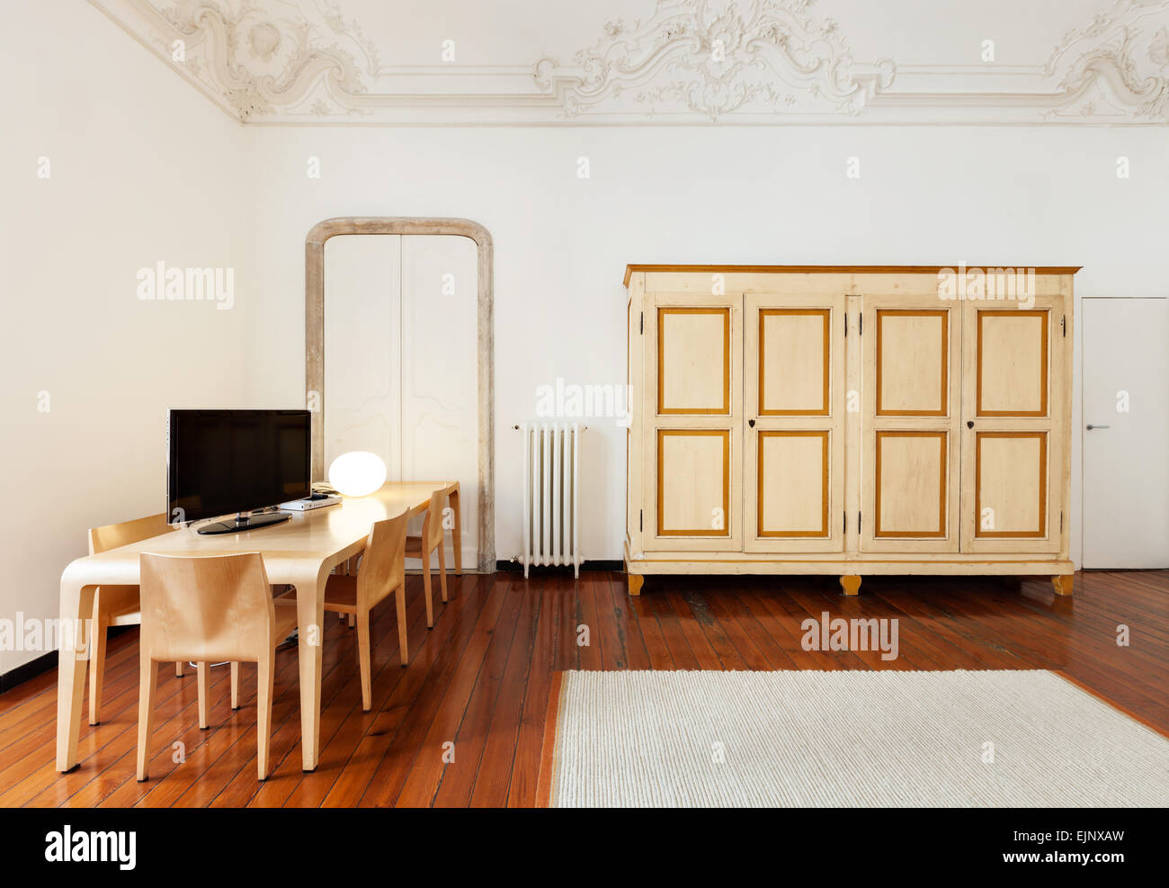 Ancient antique wardrobe hi-res stock photography and images - Alamy