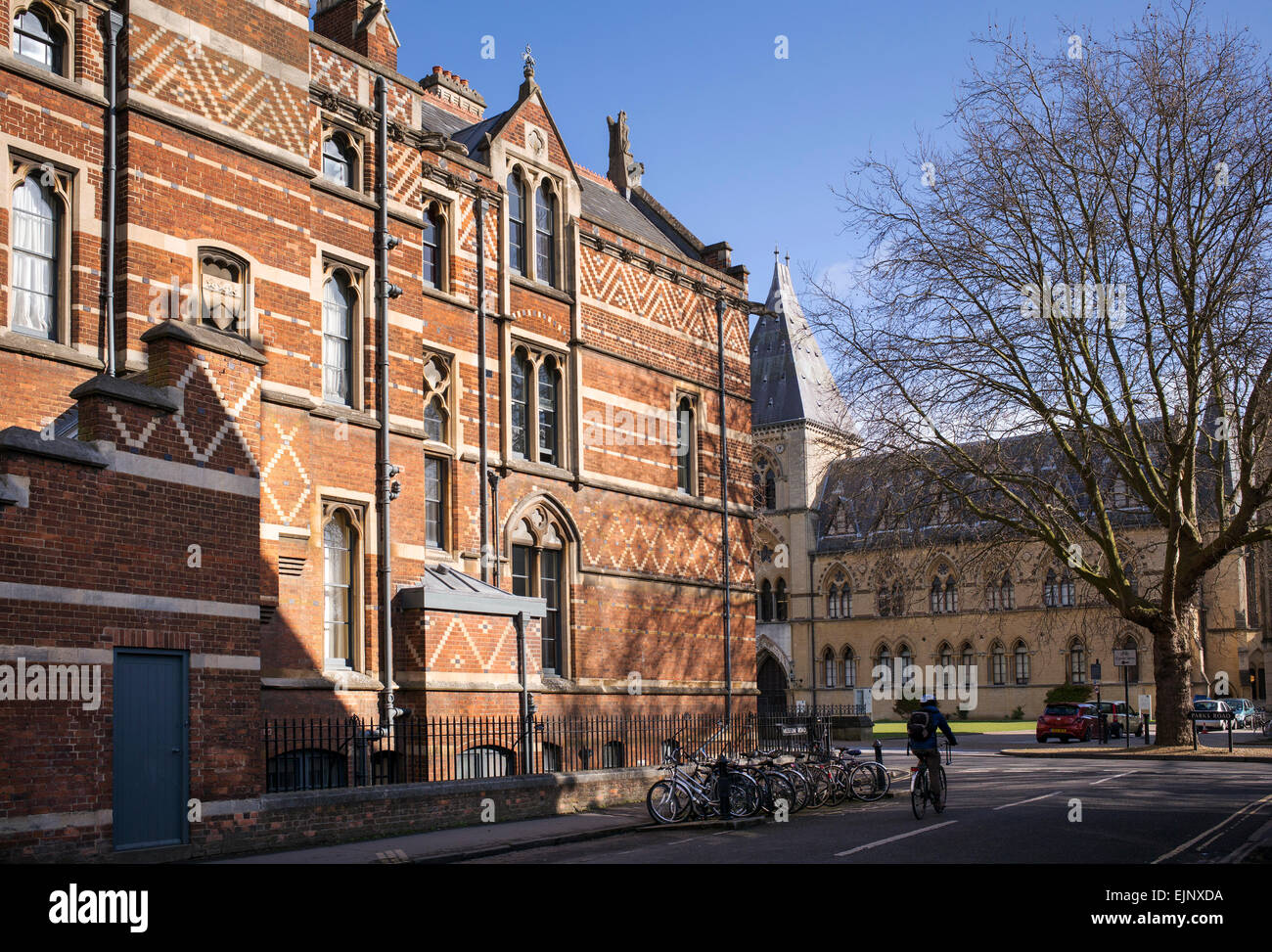 Keble College and Museum road, Oxford, England Stock Photo - Alamy