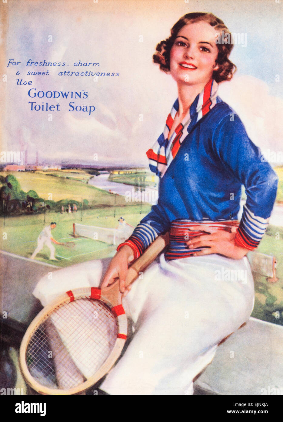 Home Décor Tennis Player Poster Vintage Advertising Poster Retro Tennis ...