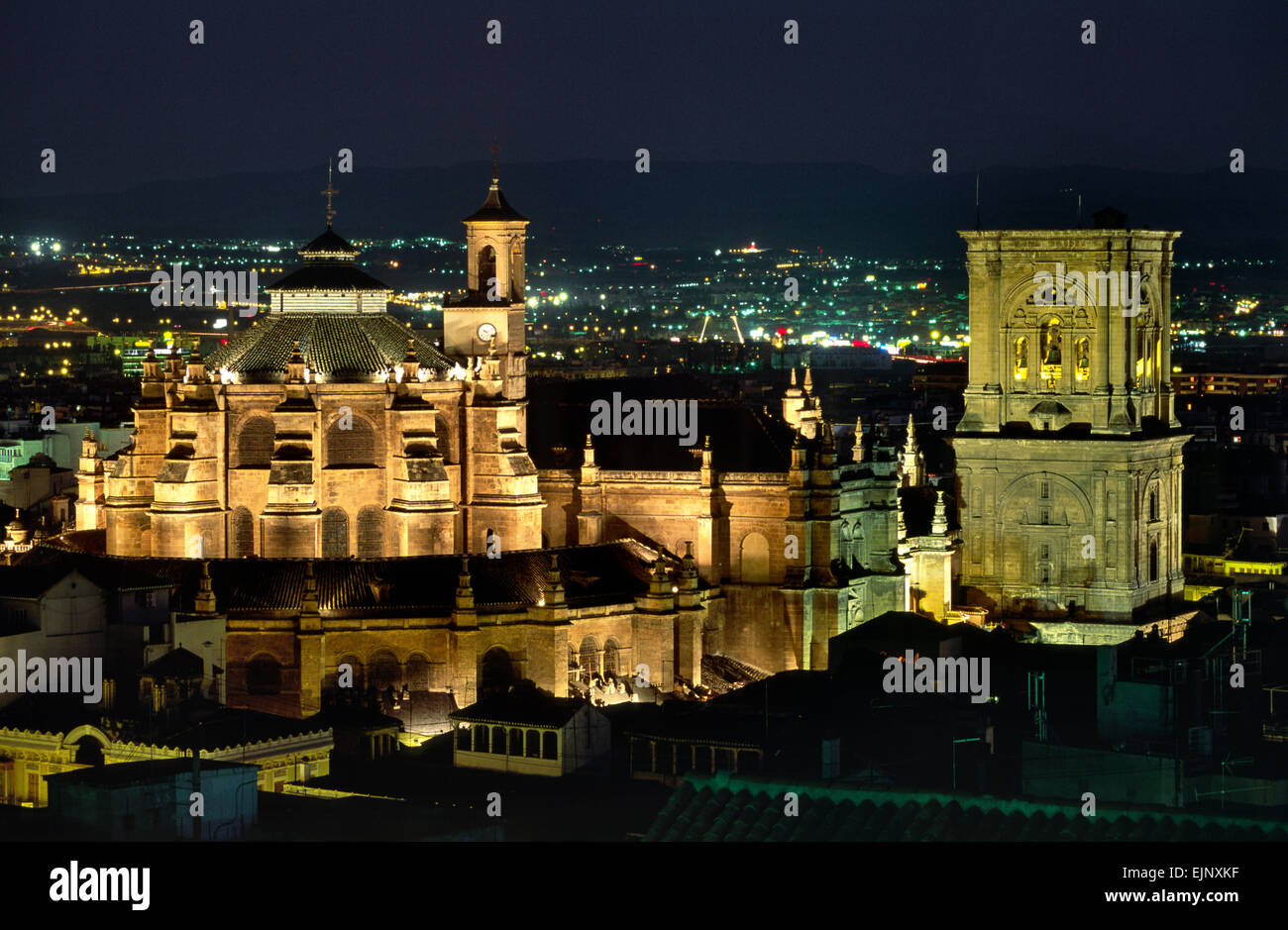 Top of the cathedral of granada hi-res stock photography and images - Alamy