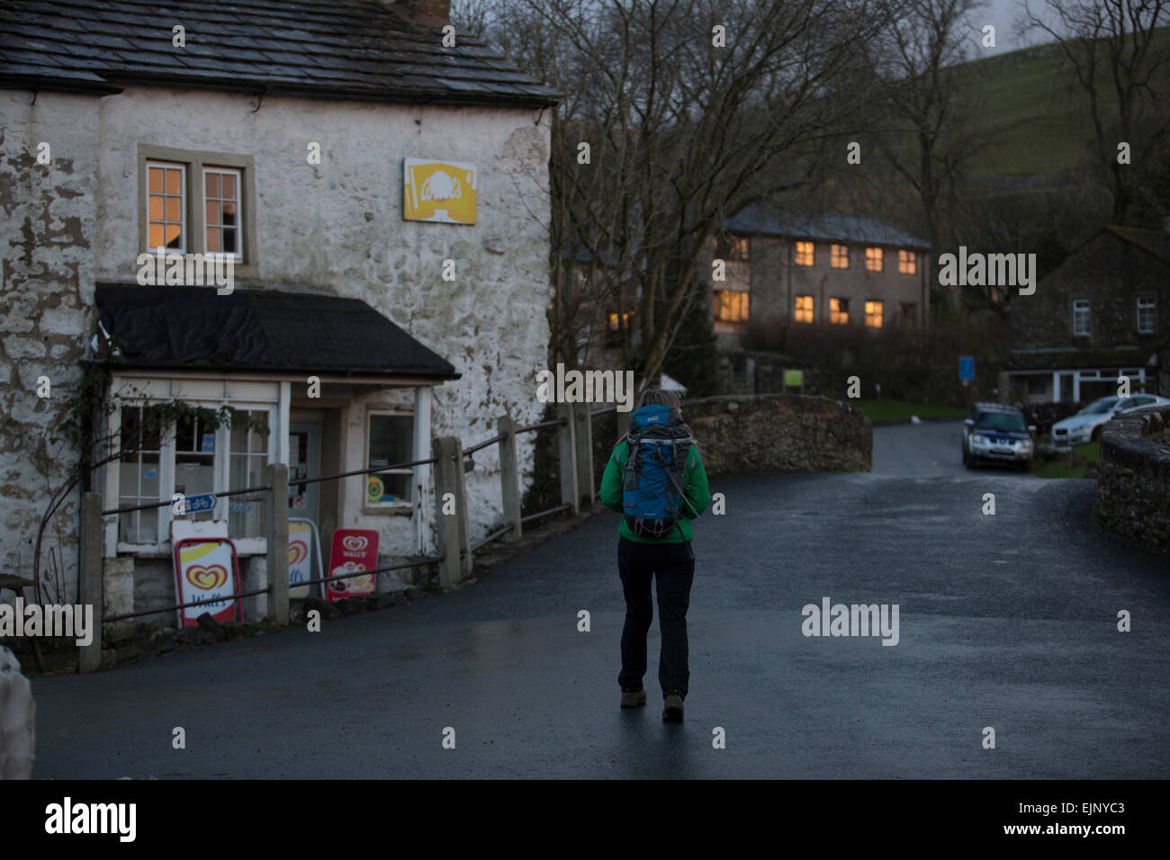 Village of Malham , North Yorkshire in the Yorkshire Dales Stock Photo ...