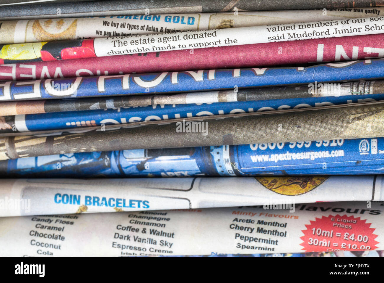 Pile of newspapers hi-res stock photography and images - Alamy