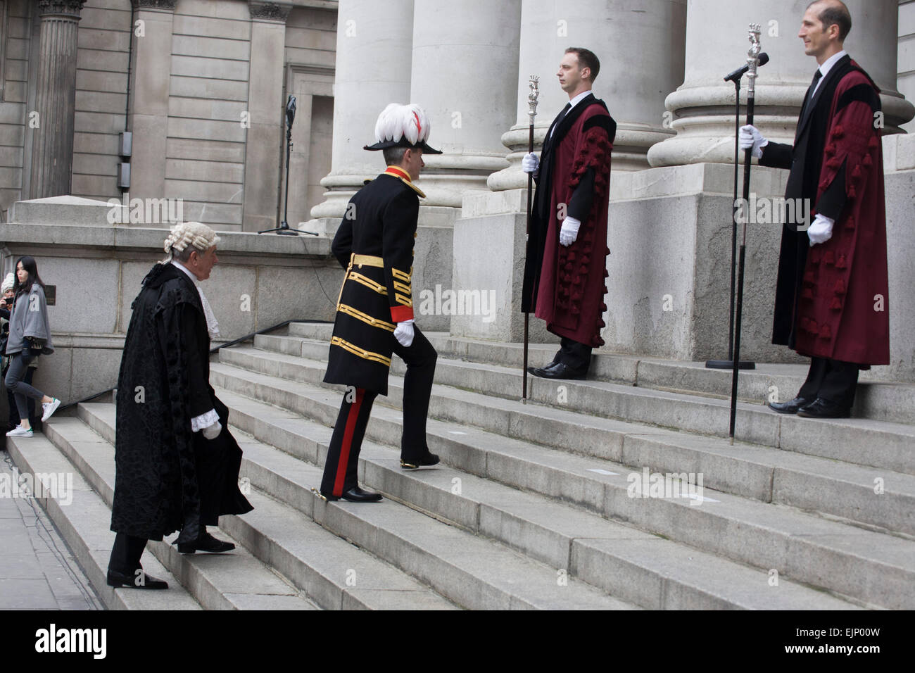 Common cryer sergeant at arms for the city of london hi-res stock ...