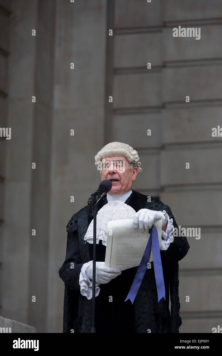 Common cryer sergeant at arms for the city of london hi-res stock ...