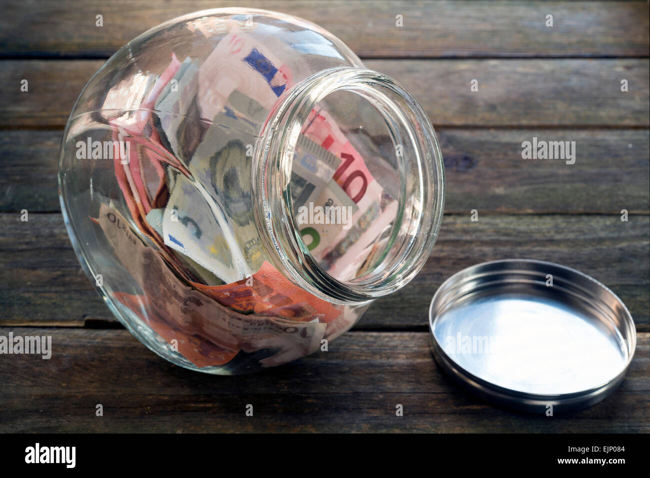 Jar with paper notes hi-res stock photography and images - Alamy