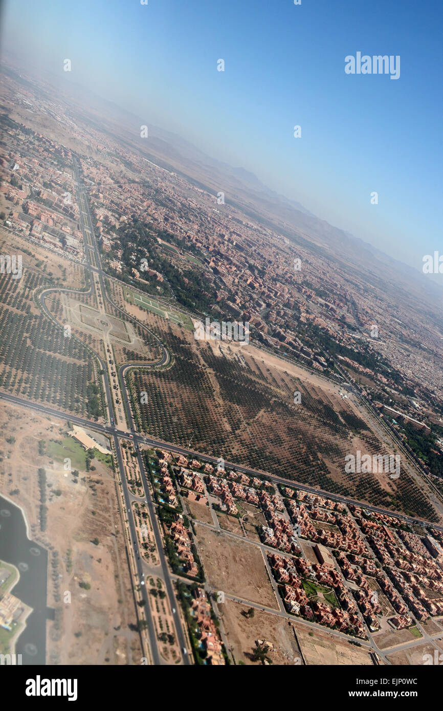 aerial View of Marrakesh Stock Photo - Alamy