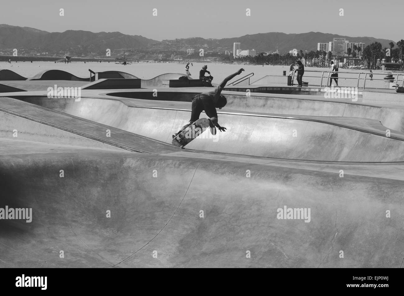 Skateboarding in Los Angeles Stock Photo - Alamy