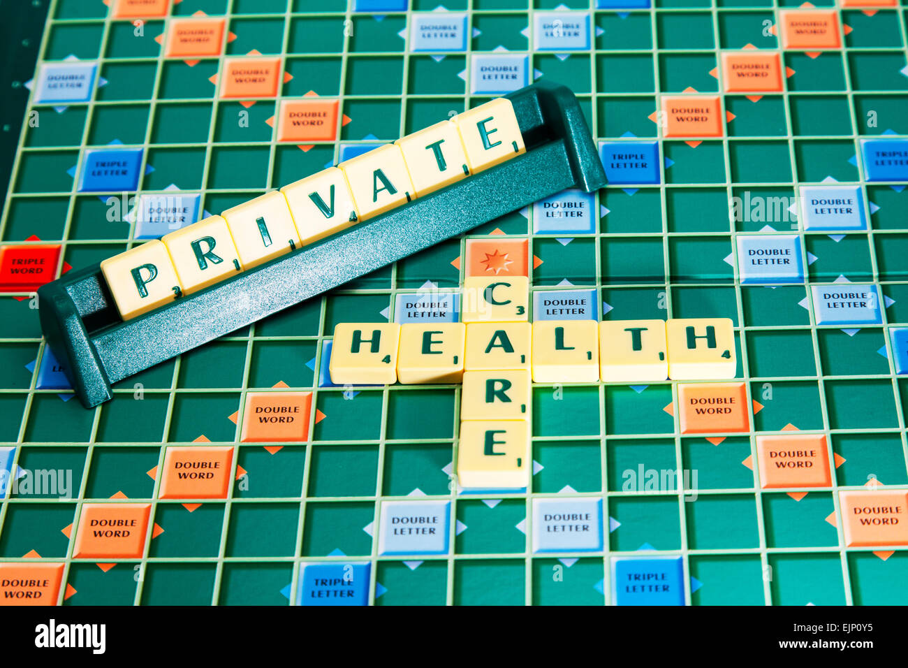 Private health care hospital hospitals doctors words using scrabble ...