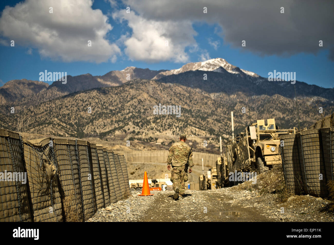 U.S. Army Sgt. Barry Dilley, supply non-commissioned officer of the ...