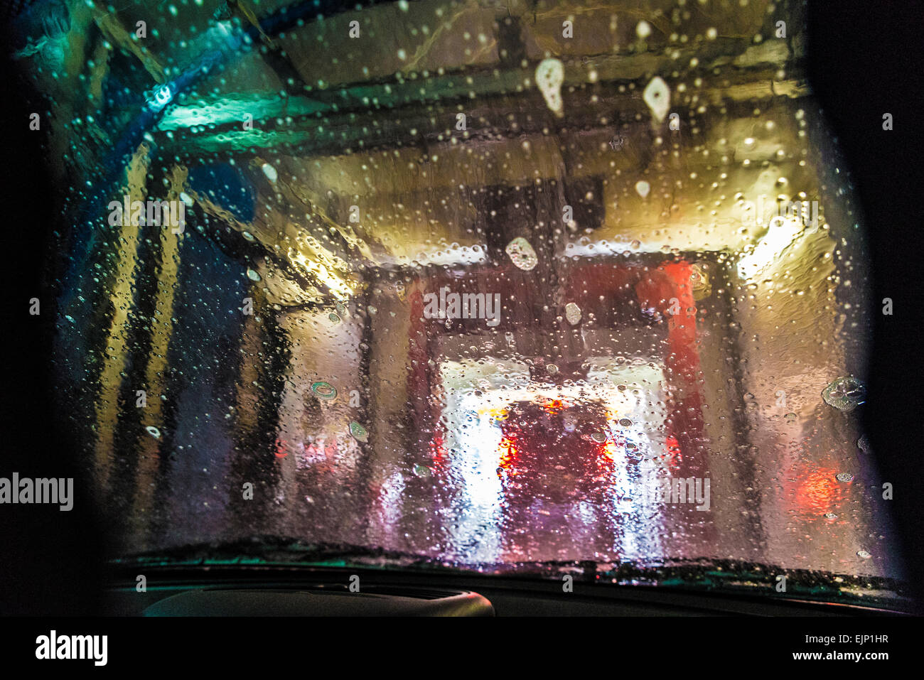 Car wash washing water from hi-res stock photography and images - Alamy