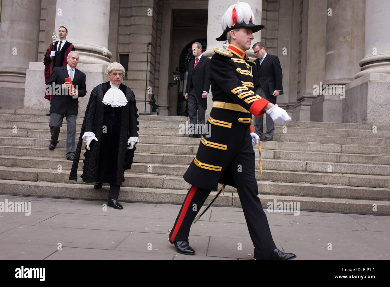 Common cryer sergeant at arms for the city of london hi-res stock ...