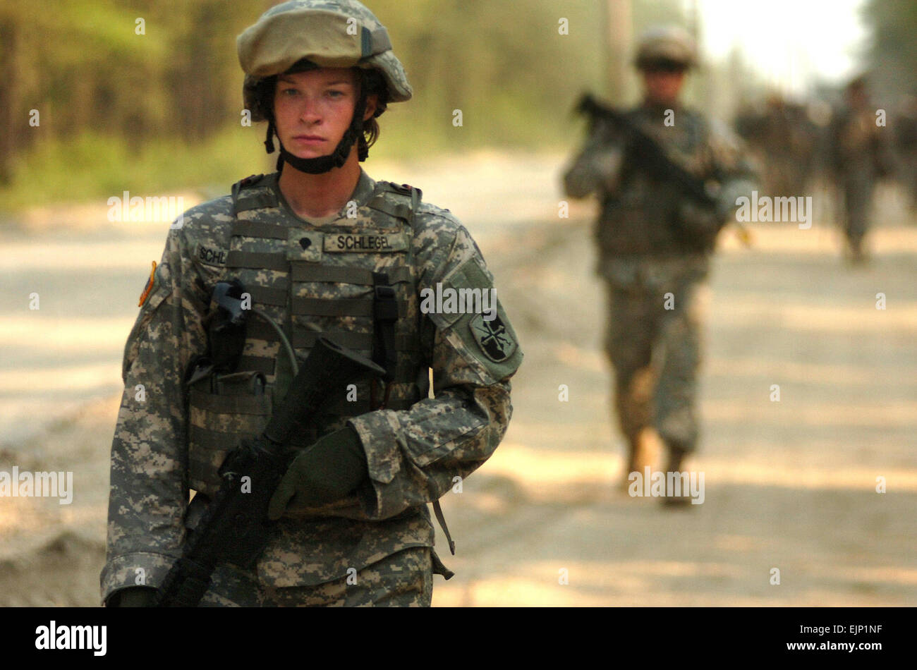 U.S. Army Spc. Allison Schlegel, with Headquarters and Headquarters ...