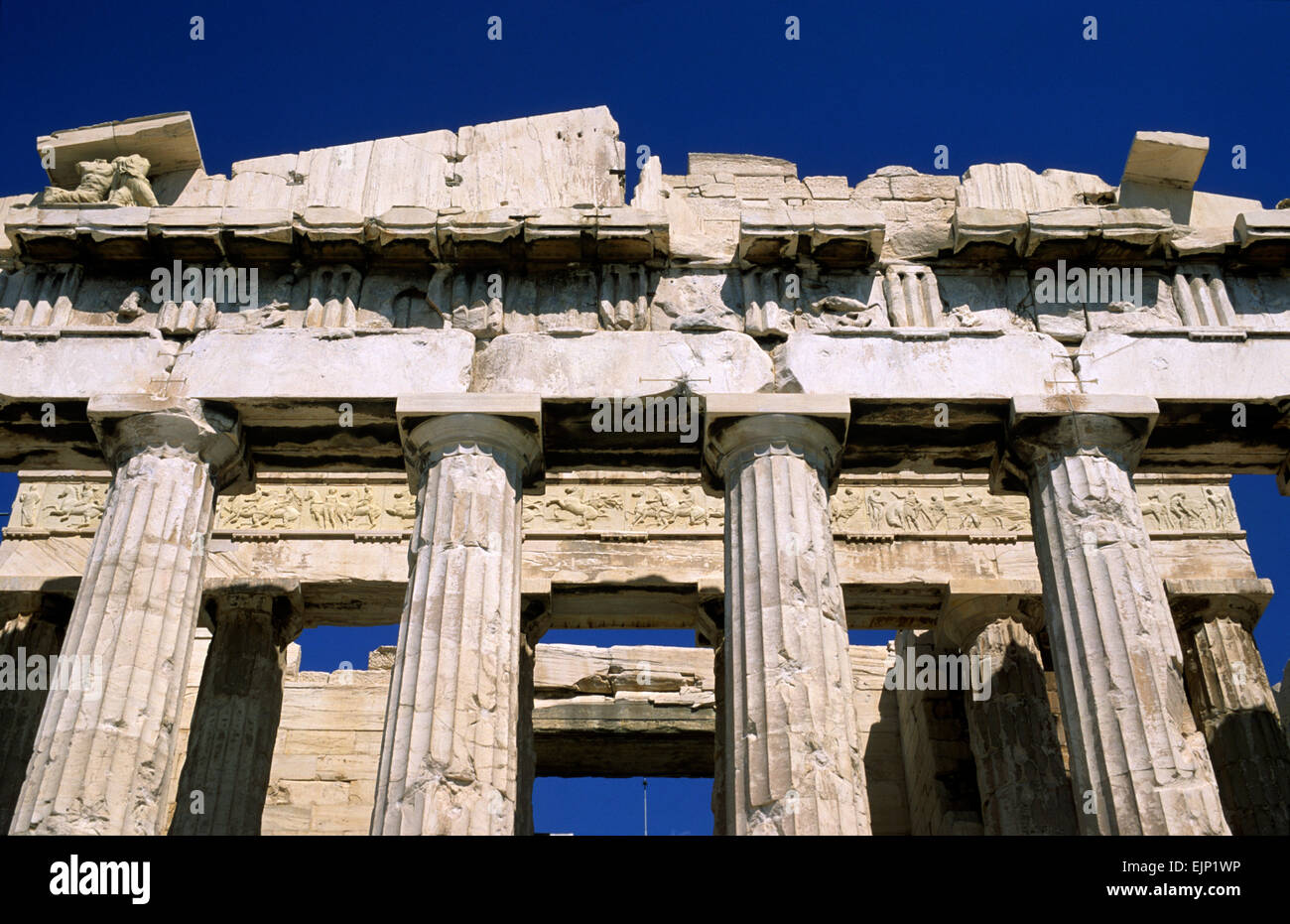 Front parthenon in athens greece hi-res stock photography and images ...