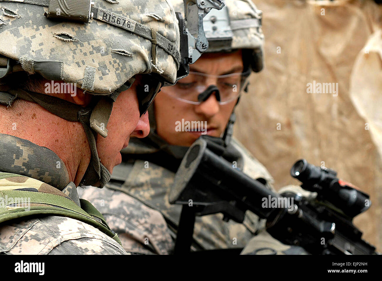 Spc. Michael Ingles forground, a native of Royce City, Texas and Spc ...