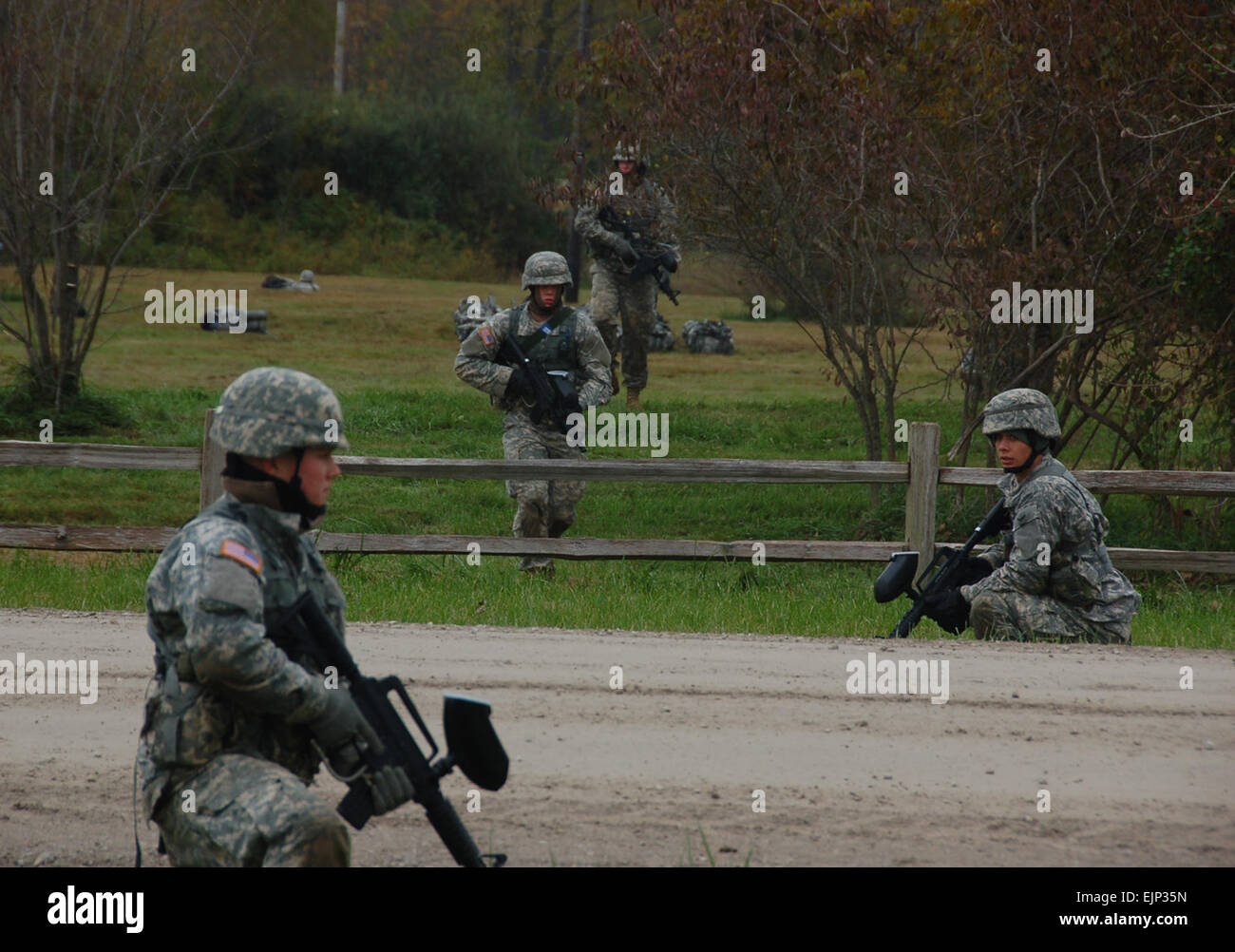 Students from the Patriot Academy at Muscatatuck Urban Training Center ...
